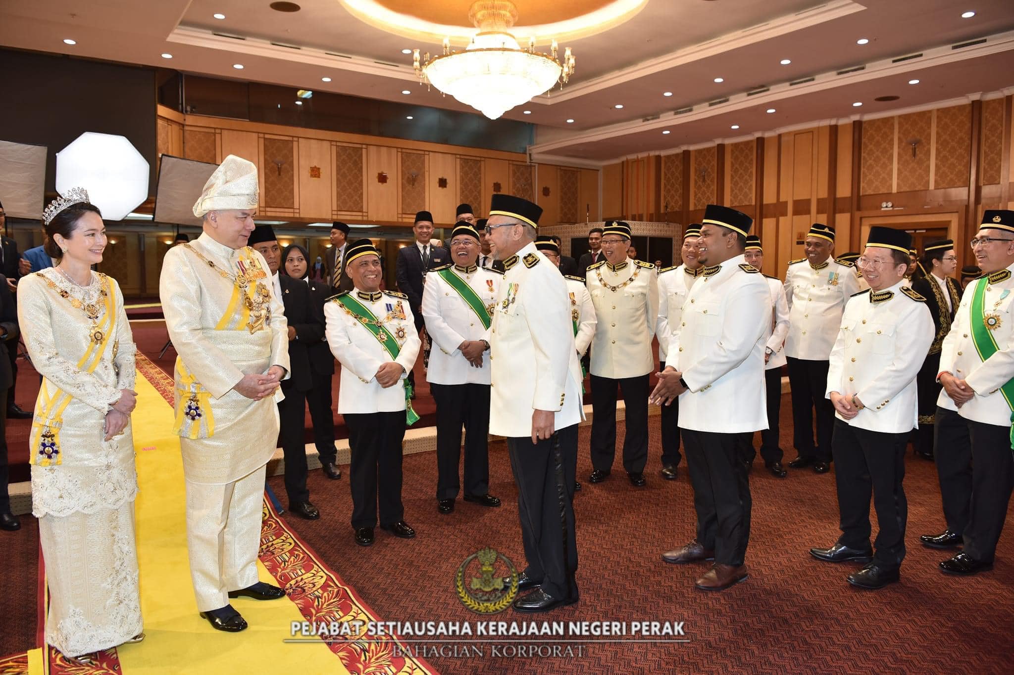 DYMM PADUKA SERI SULTAN PERAK DARUL RIDZUAN BERKENAN BERANGKAT KE ...